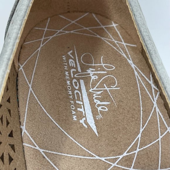 Life Stride | Shoes | Life Stride Velocity Womens Gray Vegan Leather ...